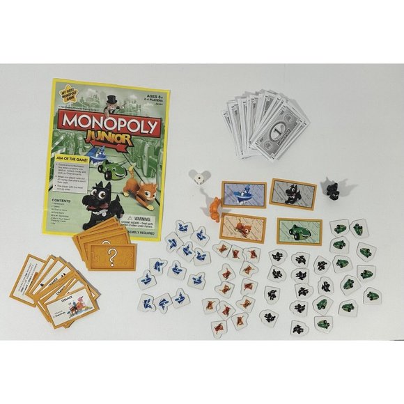 Hasbro | Toys | Monopoly Jr Junior Game Replacement Parts Money Tokens ...